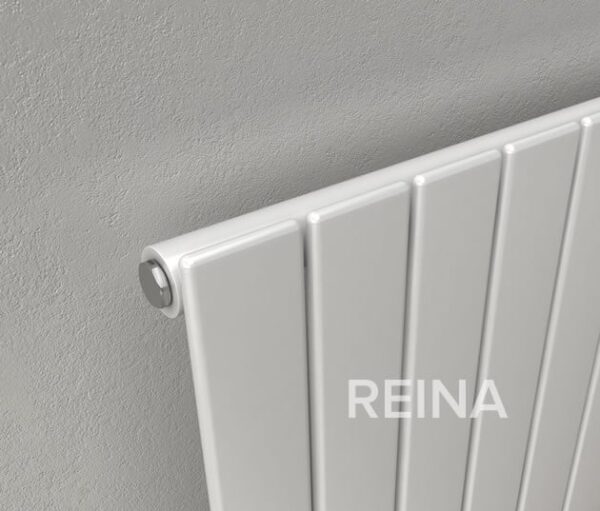 Flat Horisontal Single Radiator Sort - Håndklædetørrer.dk